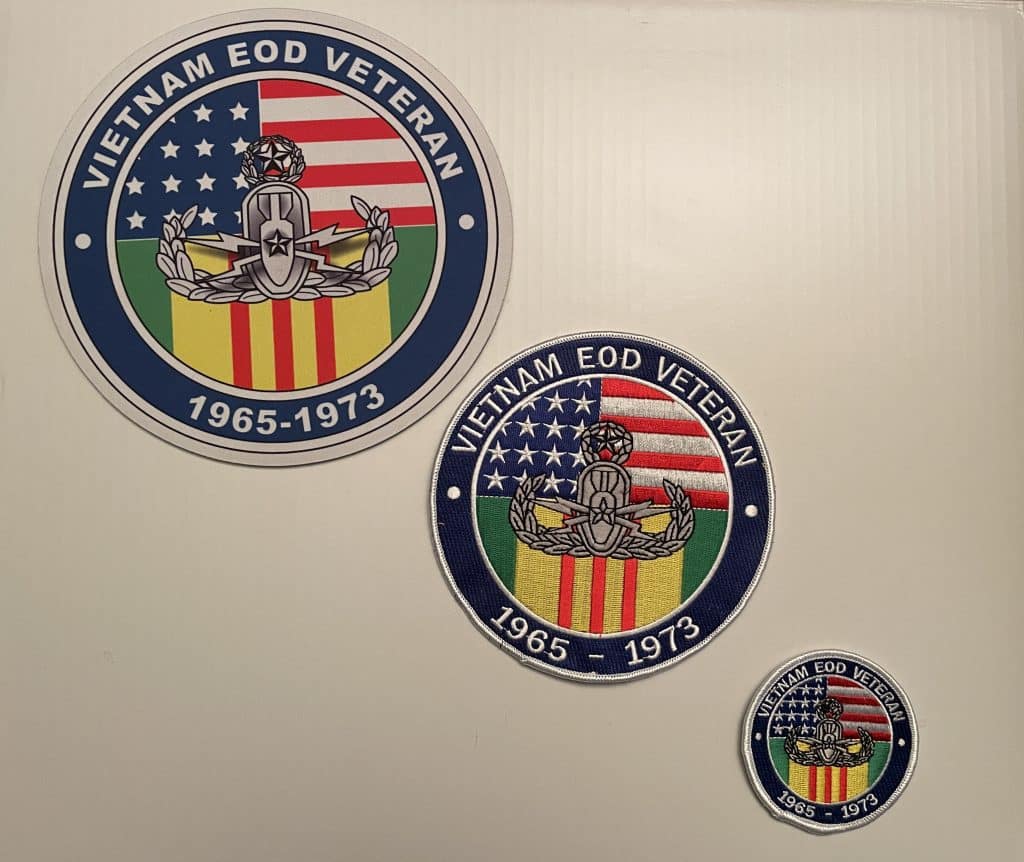 Vietnam Vet Patch or Mouse Pad - EOD | National Explosive Ordnance ...