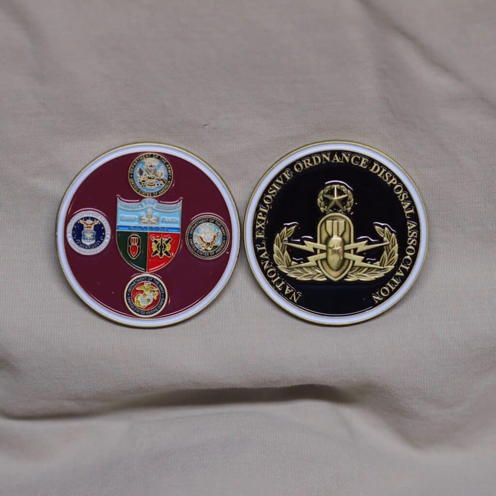 NATEODA Challenge Coin w/Old Logo - EOD | National Explosive Ordnance ...