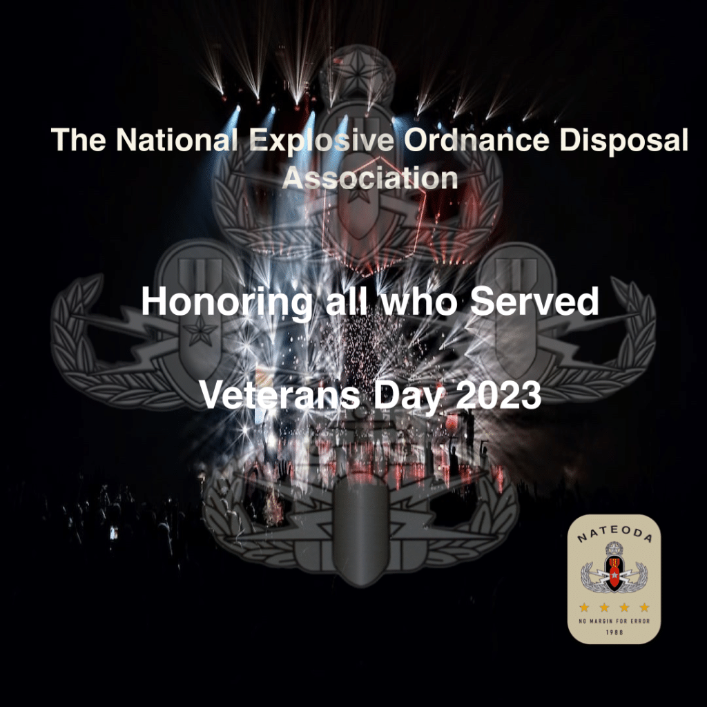 Veterans Day 2023 - EOD | National Explosive Ordnance Disposal Association