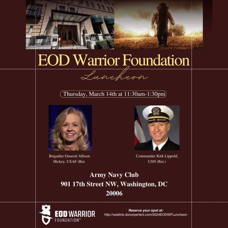 EOD Warrior Foundation Luncheon - EOD | National Explosive Ordnance Disposal Association